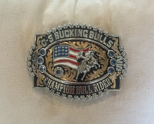 Trophy Rodeo Champion Belt Buckle Bull Rider Riding | eBay