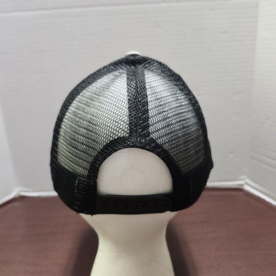 Texas Army National Guard Hat Cap Snap Back Gray Black Trucker Mesh ...