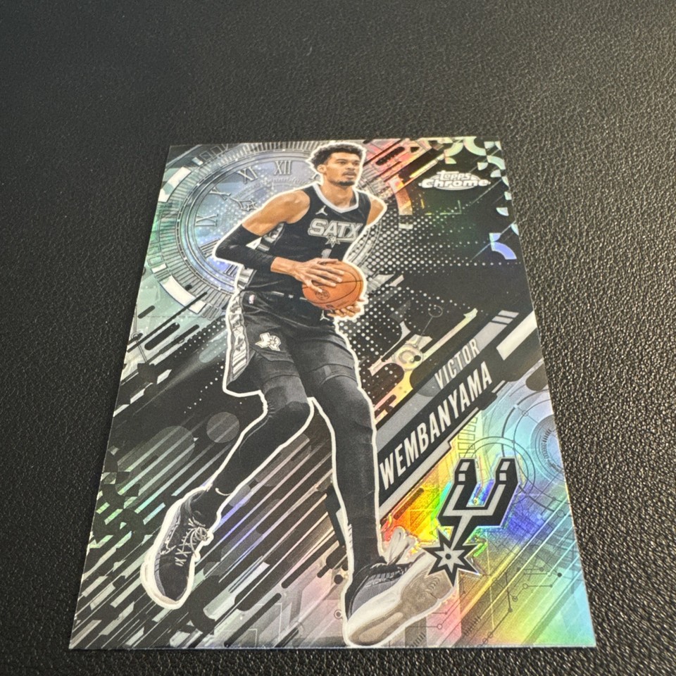 2025-26 Topps Chrome - Victor Wembanyama - Go Time Refractor | eBay