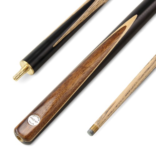 PRO147 Hurricane Walnut 57 Inch 3/4 Jointed Snooker and Pool Cue 9.5mm ...