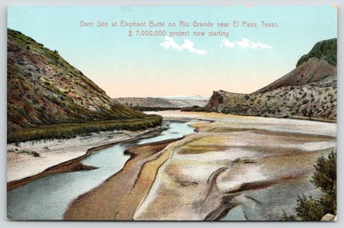 El Paso Texas~Rio Grande~Dam Site @ Elephant Butte~$7m Project to Start ...