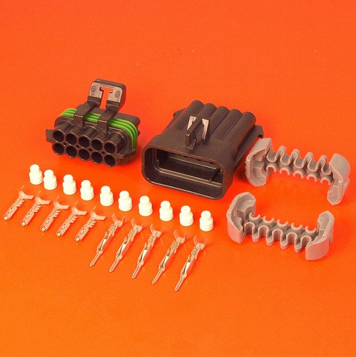 Genuine DELPHI 10 Way Metri-Pack Sealed 150 Series 14 AMP Automotive ...