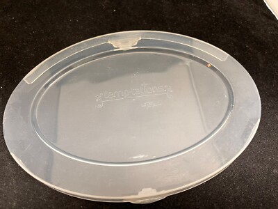 TEMPTATIONS BY TARA PLASTIC OVAL BAKER COVER 8 1/4" x 6" | eBay