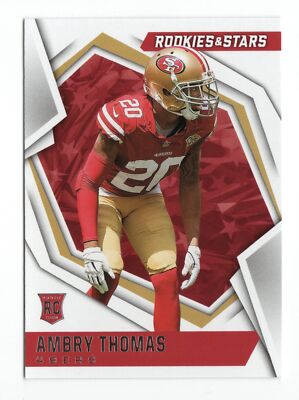 2021 Panini Rookies & Stars 196 Ambry Thomas RC Rookie San Francisco ...