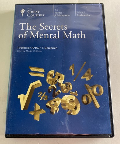 The Secrets of Mental Math - DVD By Professor Arthur T. Benjamin - GOOD ...