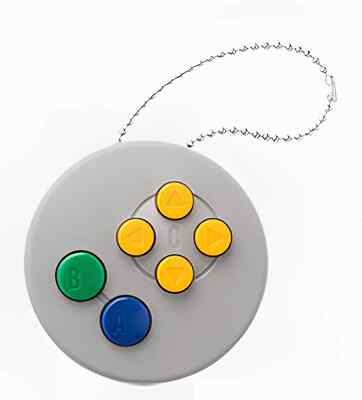 Nintendo 64 Capsule Toy Controller Button Collection 2 Key Chain N64 AB ...