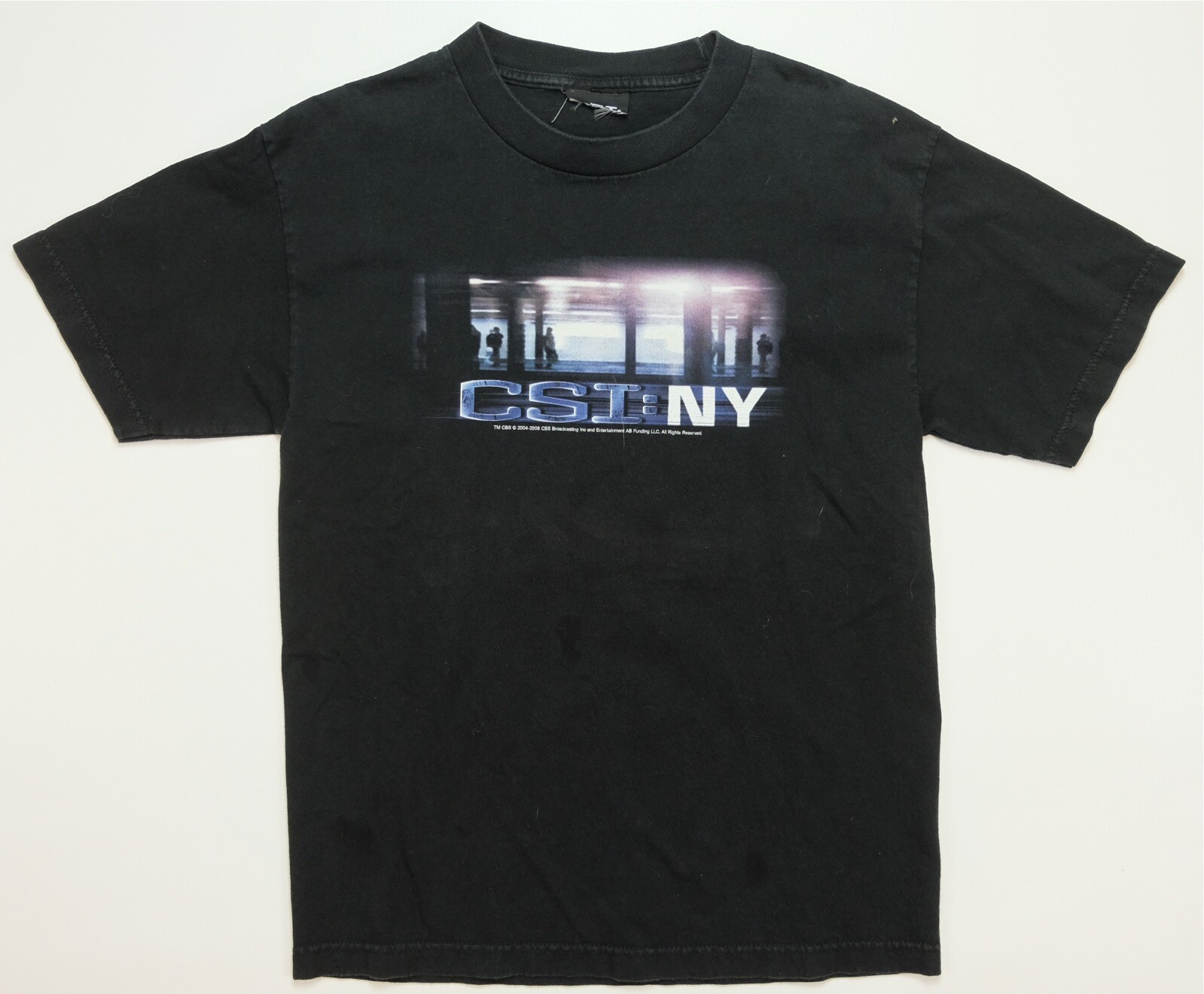 Rare Vintage CSI NY New York 2008 T Shirt 2000s Gary Sinise CBS Crime ...
