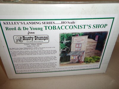NEW SEALED RUSTY STUMPS KELLYS LANDING TOBACCONIST'S SHOP HO RAILROAD ...