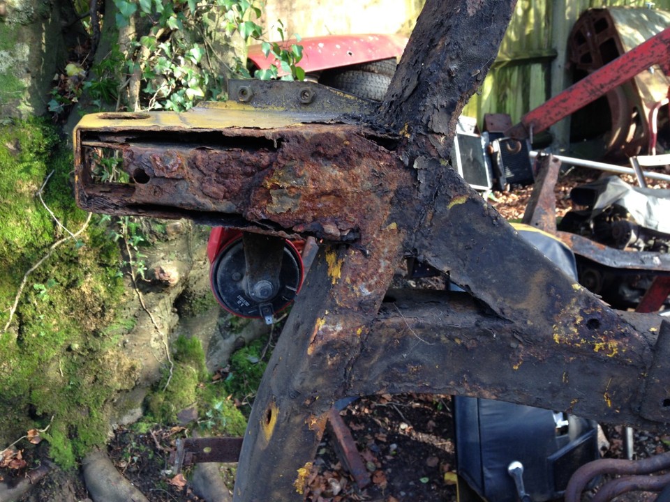 TRIUMPH SPITFIRE CHASSIS WITH 1978 V5 | eBay UK