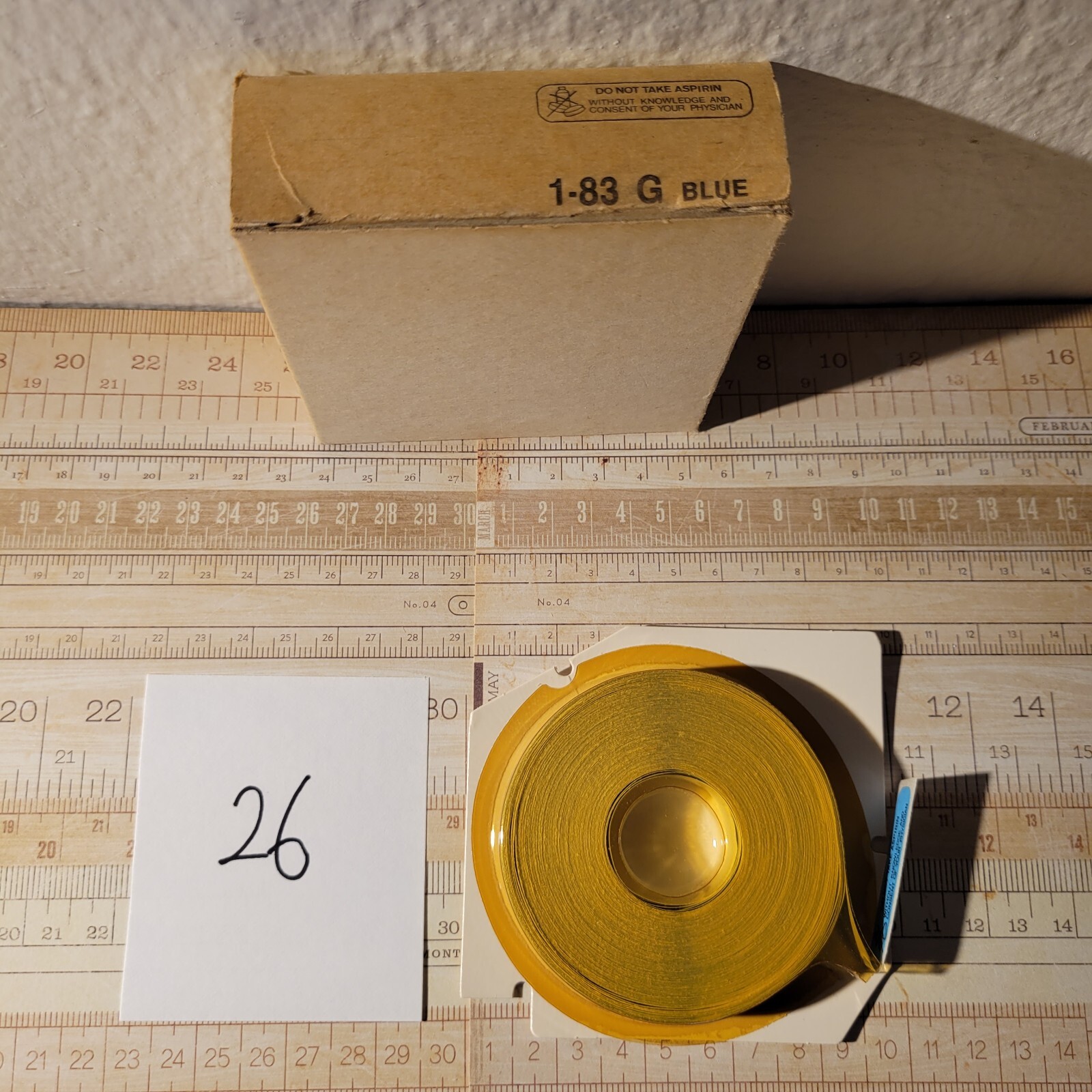 VTG Patient Advisory/Pharmacy Labels RX Bottles "Do Not Take Aspirin ...