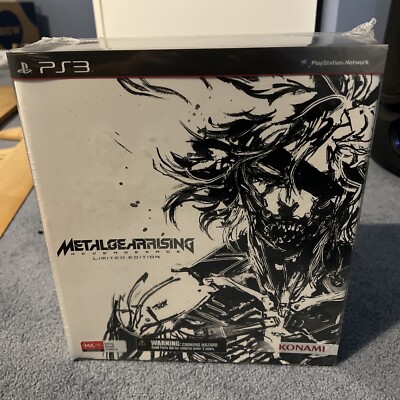 PS3 METAL GEAR RISING: REVENGEANCE - LIMITED EDITION COMPLETE - NEW ...
