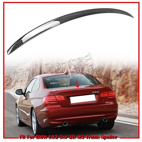 2007-13 Fit For BMW E92 3-Series 2D Trunk Boot Spoiler Wing Printing ...