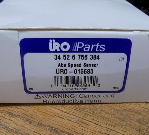 ABS Wheel Speed Sensor URO Parts 34526756384 fits 02-08 Mini Cooper URO ...
