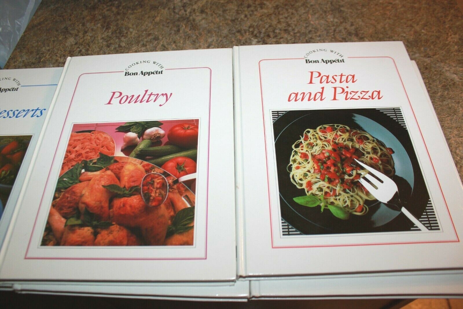 SET OF 16 COOKING WITH BON APPETIT RECIPE COOKBOOKS - KNAPP PRESS 1980s ...