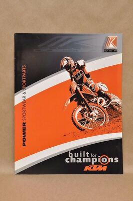 New 1999 KTM Racing K Style Brochure Apparel Accessories Parts Catalog ...