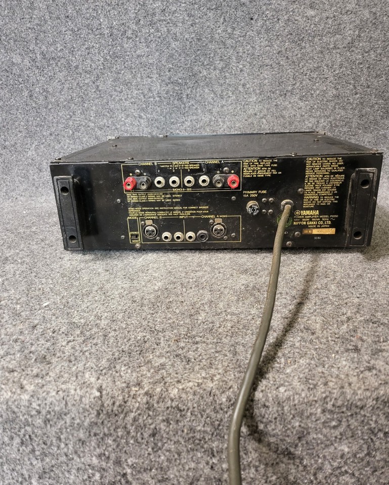 YAMAHA AMP P2250 PROFESSIONAL STEREO POWER AMP | eBay