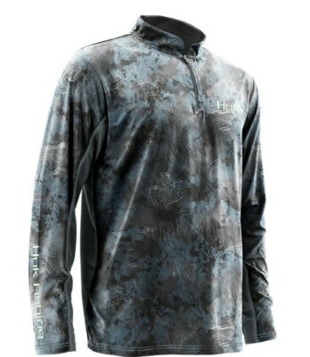 NWT Small Huk Subphantis Glacier KC Scott Icon Camo ¼ Zip H1200147-095 ...