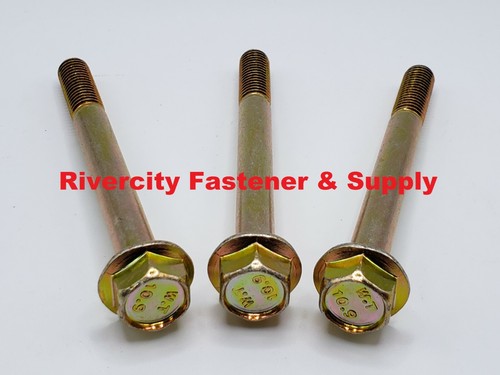 (10) M8-1.25x80 Flange Bolts 8mm x 80mm DIN 6921 M8x80 Screws M8x1.25 x ...