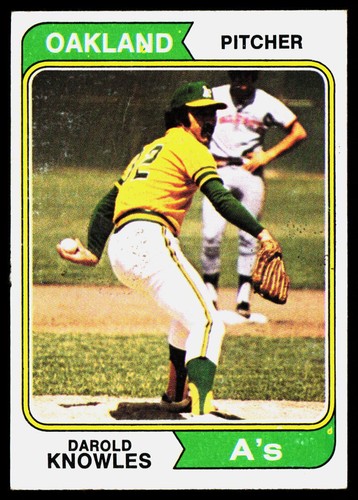 1974 Topps #57 Darold Knowles | eBay