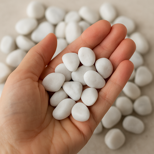 AnkaLux White Turkish Dolomite Pebbles Natural Decorative Stones | eBay