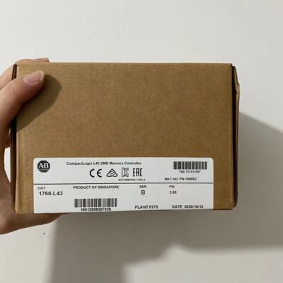 New Factory Sealed AB 1768-L43 SER B CompactLogix L43 Controller PLC ...