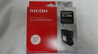 RICOH Black Ink Cartridge GC 21 KH for RICOH Aficio GX7000/GX5050N ...