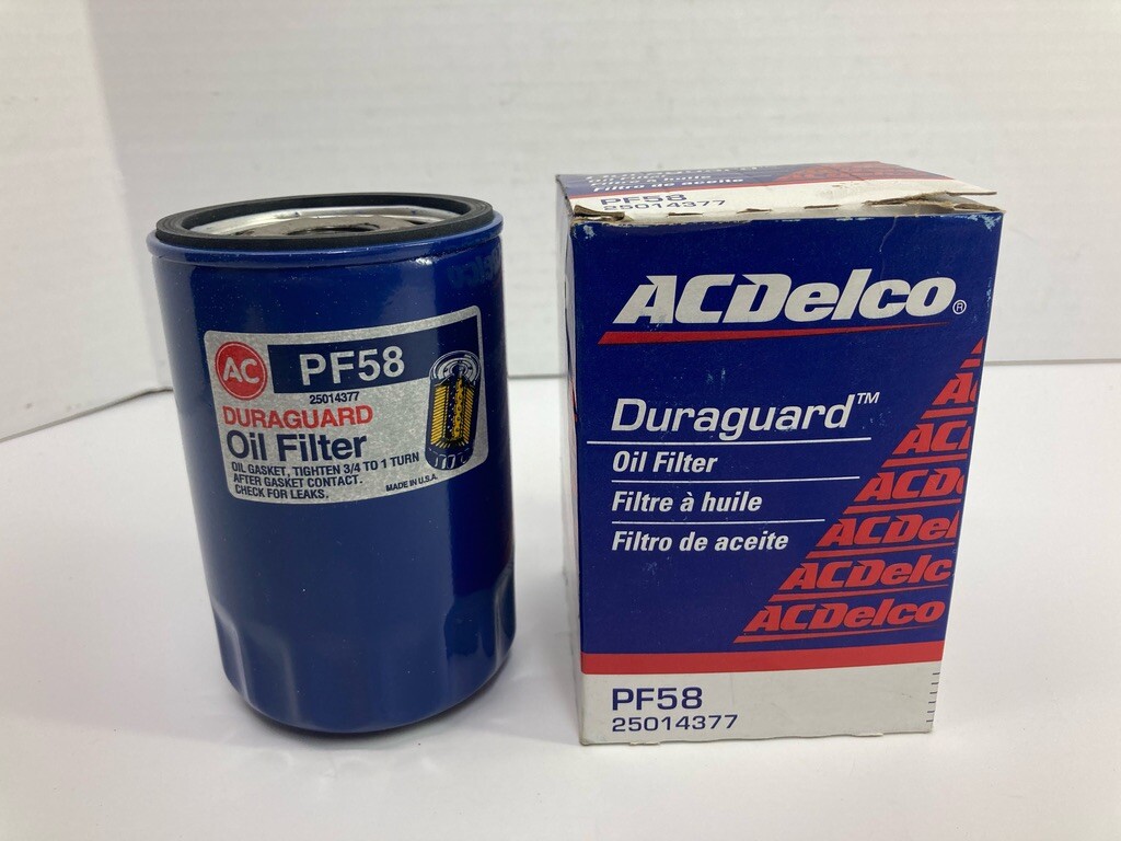 AC-Delco PF58 - cross reference oil filters | oilfilter-crossreference.com