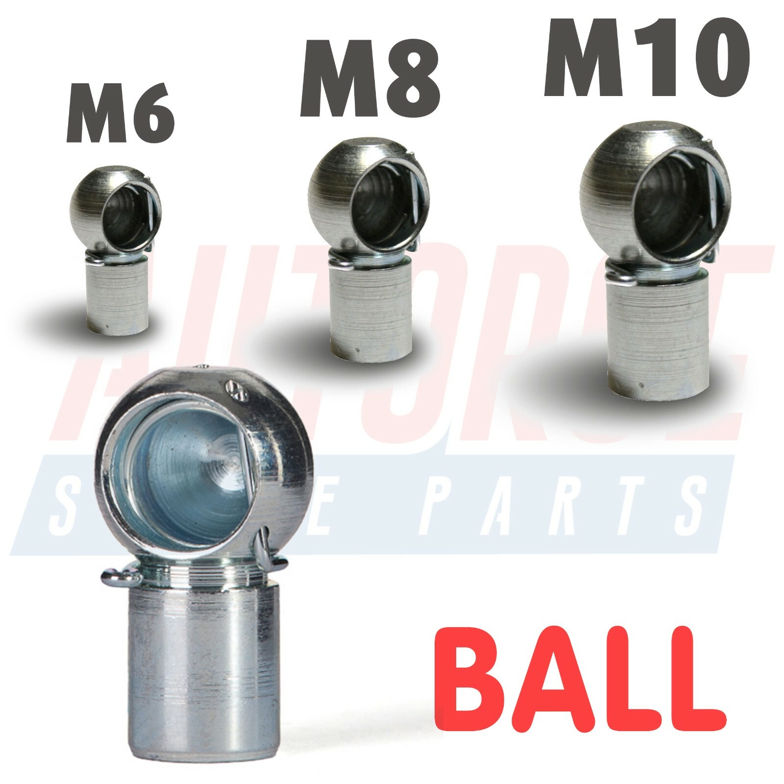 Ball Joint Eyelet Ball Female End Fittings M6 M8 M10 Universal Gas ...