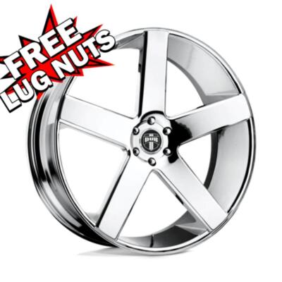 28 inch 28x10 DUB S115 BALLER Chrome wheel rim 6x135 +31 | eBay