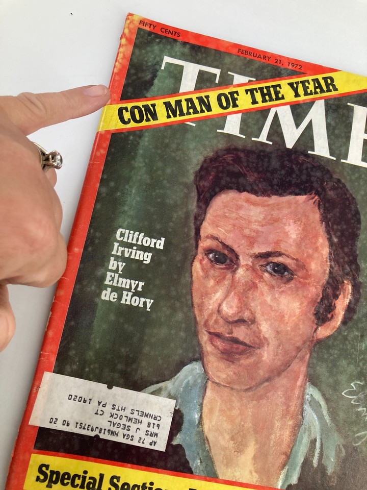 VTG Time Magazine February 21 1972 Clifford Irving by Elmyr de Hory | eBay