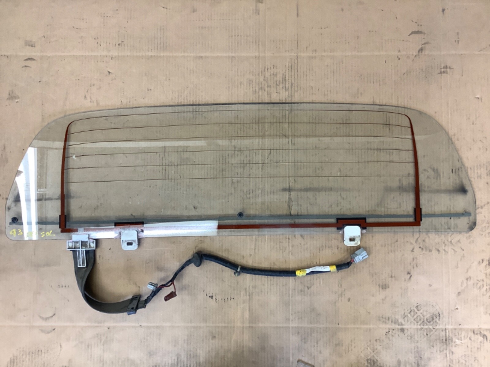 93-97 Honda Del Sol Rear Glass Back Window Windshield Defroster OEM | eBay