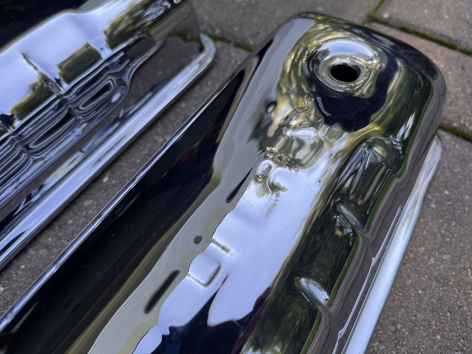 Mercury Y-Block Chrome Valve Covers | eBay