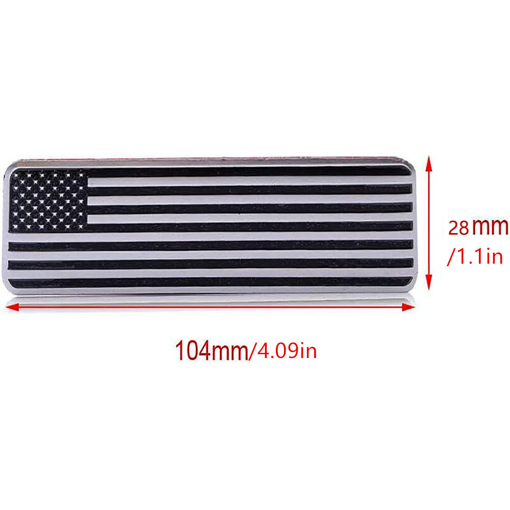 3D Metal Sticker USA Flag Pattern Car Body Decoration Emblem ...