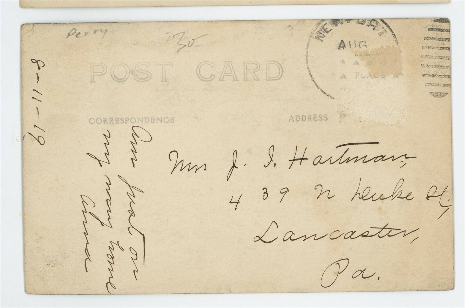 RPPC Church of Nativity NEWPORT PA Perry County Pennsylvania Real Photo ...