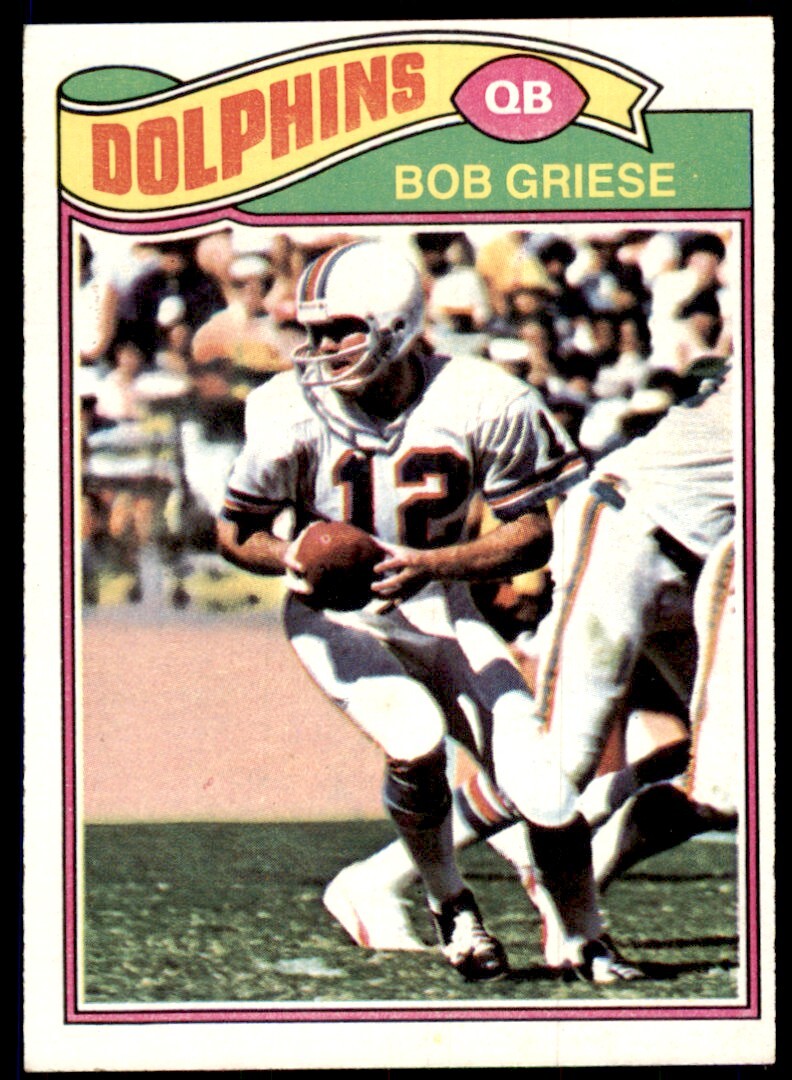 1977 Topps Bob Griese Football Card Miami Dolphins #515 | eBay