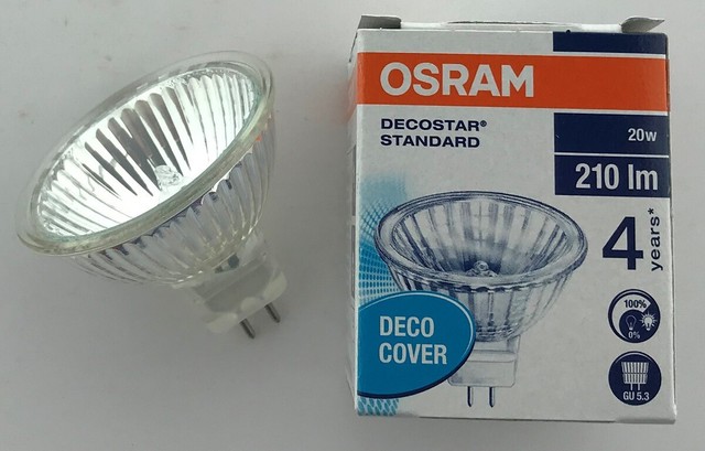 11 X OSRAM 44870 WFL 35w Decostar 51 Standard 12v Cap 38° Halogen Bulbs ...