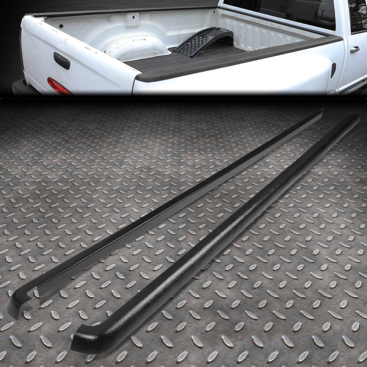 FOR 89-98 TOYOTA PICKUP/T100 6.5FT FLEETSIDE TRUCK BED SIDE RAIL ...