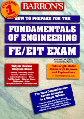 How to Prepare for the FE/EIT Exam: Fundamentals of Engineering (Barron ...