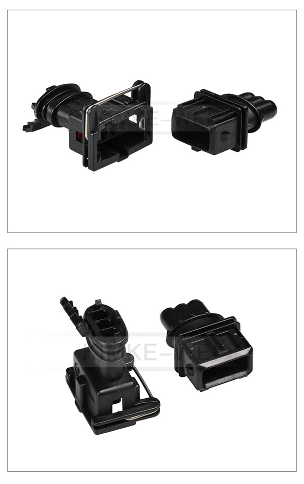 AMP JPT 3 Pin Sealed Waterproof 3.5mm Male & Female Kit Plug Connector ...