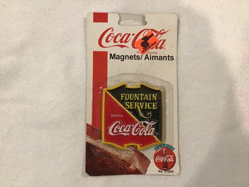 Vintage Collectible 1995 "Fountain Service" Coca-Cola Magnet | eBay
