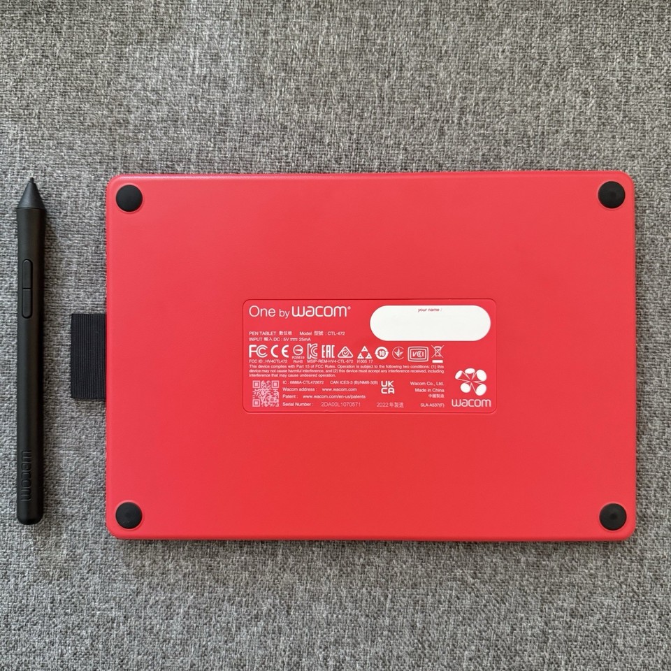 One By Wacom Creative Pen Tablet CTL-472/K1-AX New Open Box | eBay