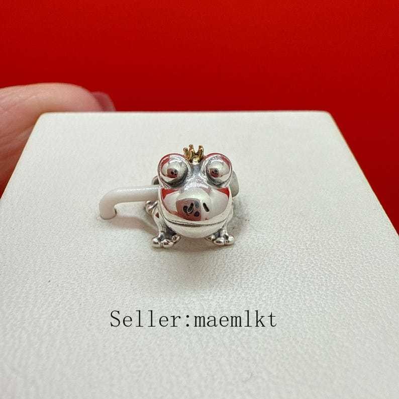 New 925 sterling silver Frog Prince Charm,Charm for bracelet | eBay