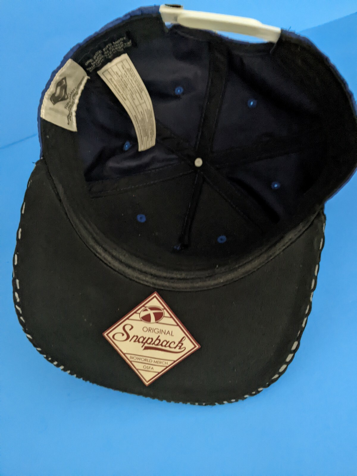 Bioworld Merch Superman Blue Hat Black Logo Original … - Gem