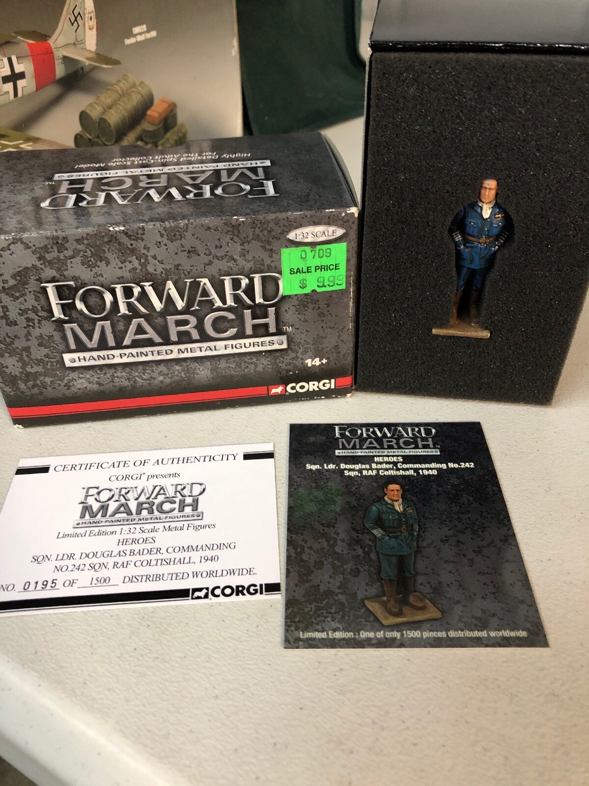 Corgi Forward March metal figure toy soldier 1:32 box WWII Douglas ...