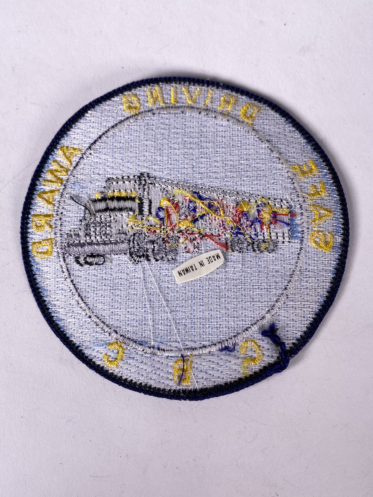 RARE VTG Wonder Bread Safe Driving Award CBC Patch Trucking Trucker ...