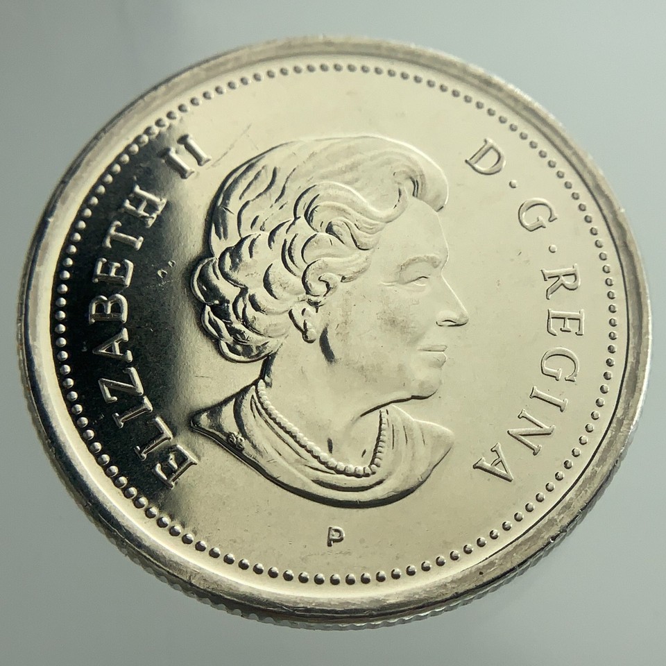 2004 P Canada 25 Cents Quarter Test Token Remembrance Poppy ...