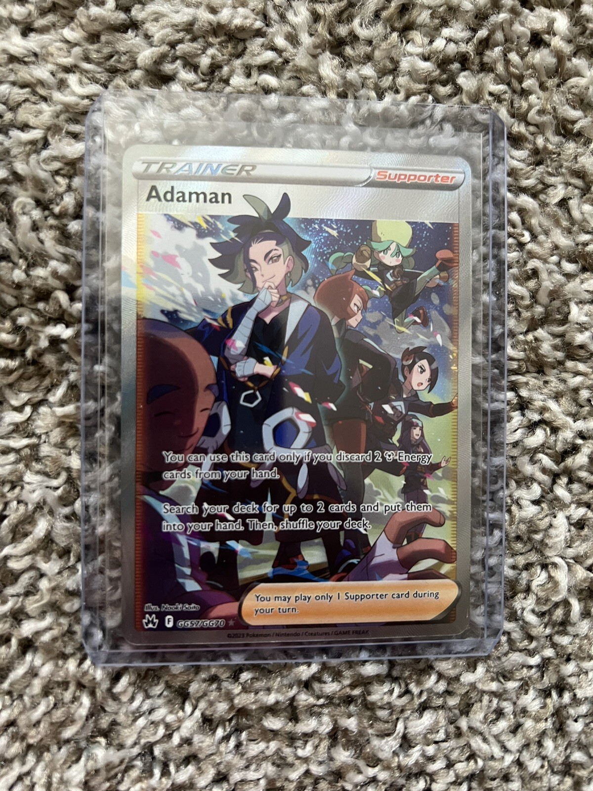 Pokémon TCG Adaman Crown Zenith: Galarian Gallery GG57/GG70 Holo Ultra Rare | eBay