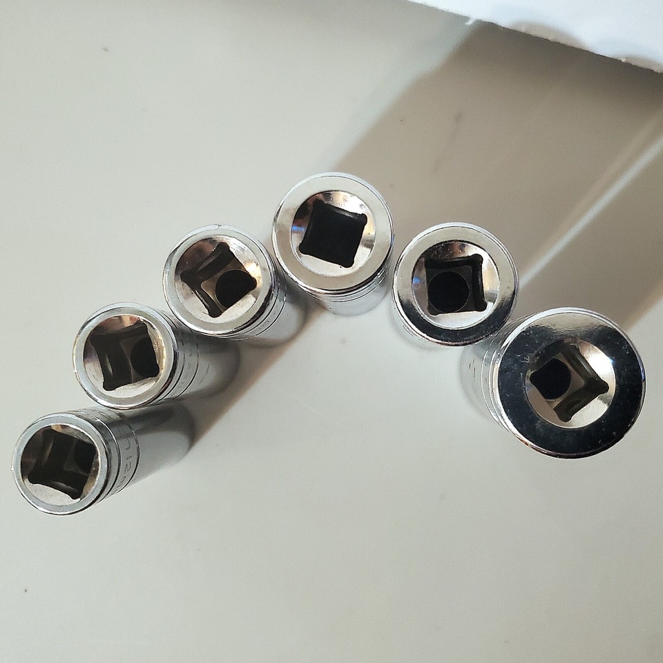 GM Goodwrench 3/8" Drive 6 Point Deep 6 Piece SAE Socket | eBay