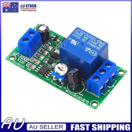 NE555 Time Delay Relay Modules Timer Relay Switch Board 12V DC 0-60s ...