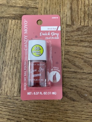 Candy Moyo Nail Polish Quick Dry Brick Red | eBay